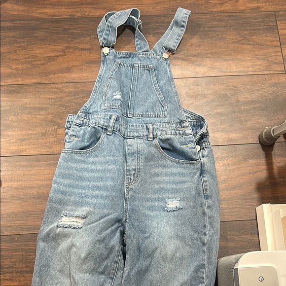 SHEIN | Other | Stylish Blue Denim Overalls | Poshmark